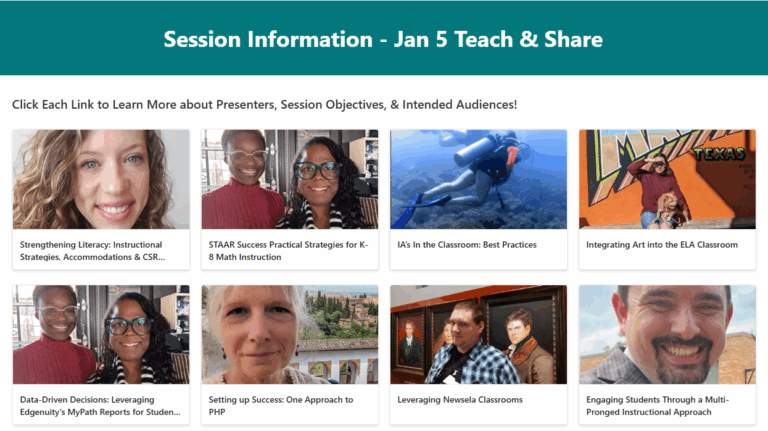Building on our Strengths: Inside UT Charter’s Teach and Share Event